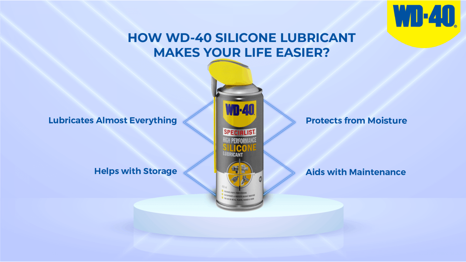 How WD-40 Silicone Lubricant Makes your Life Easier?